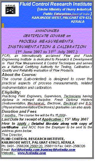 FCRI IN THE PRESSFCRI India